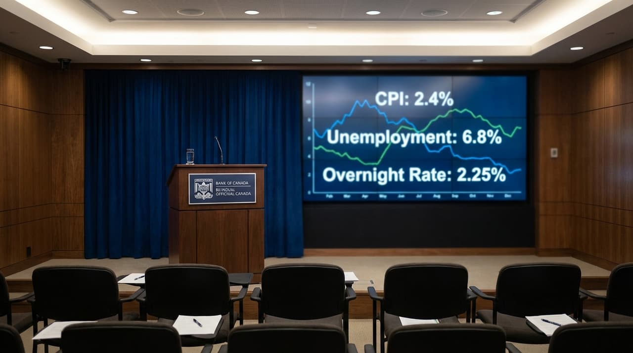 Bank of Canada Holds Key Interest Rate at 2.25%, Aligning with ...