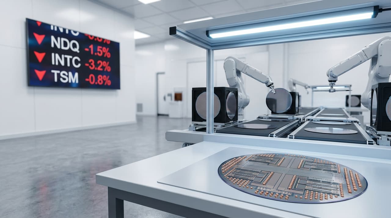 Intel Shares Dip Amid Broader Manufacturing Pressures, Despite NVIDIA ...