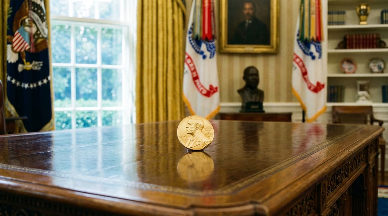 Venezuelan Opposition Leader Maria Corina Machado Symbolically Gives ...
