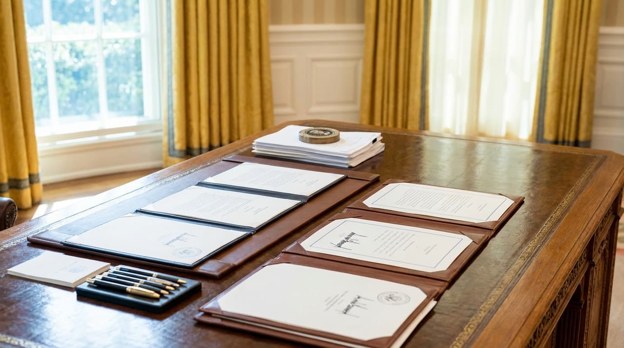 White House Announces Trump to Sign Multiple Bills and Executive Orders ...